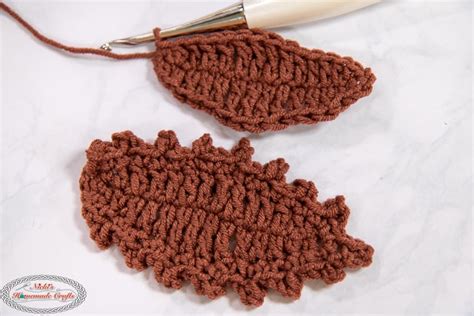 Free Crochet Fall Leaf Pattern Tutorial Nickis Homemade Crafts