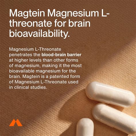 Magtein Magnesium L Threonate Brain And Rest Support