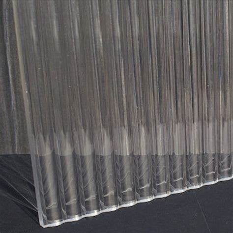 Acrylic Extruded Clear Reeded Sheet Plastock