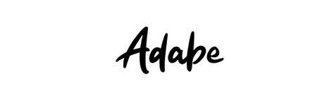 Adabe Font