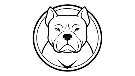Premium Vector Creative American Bully Logo Icon Ideas Vector Art