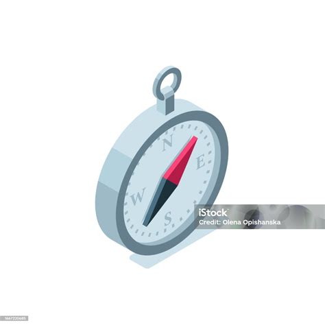 Isometric Compass Stock Illustration Download Image Now Adventure