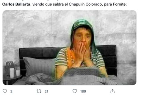 Carlos Ballarta Provoca Memes Tras Llegada De ‘el Chapulín Colorado A Fortnite