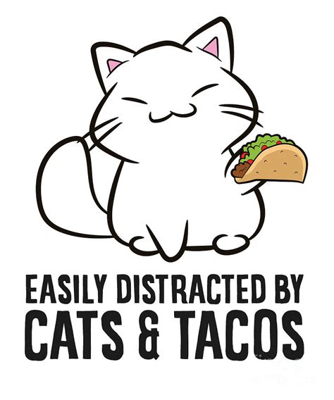 Easily Distracted By Tacos Tapestry Textile By Eq Designs Fine Art