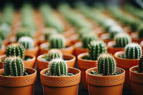 Premium Ai Image Mini Cactus