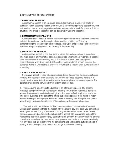 Speech Analysis Pdf Speech Persuasion