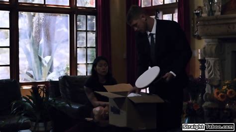 Mature Asian Stepmom And Stepson Having Sex To Handle Grief