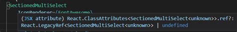 Typescript Error When Using Ref · Issue 240 · Renrizzoloreact Native Sectioned Multi Select