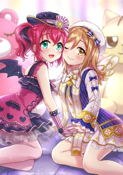Ruby And Hanamaru Love Live Sunshine Rawwnime