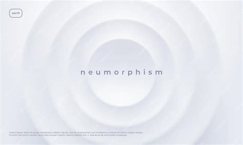 Premium Vector Neumorphism Background Design Vector Modern Illustration