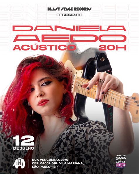 Daniela Aedo Confirma Show único No Brasil Em Julho