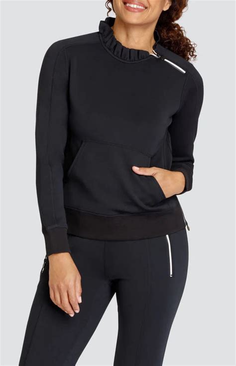 Tail Activewear Condoleeza Pullover Noir Peanuts And Golf