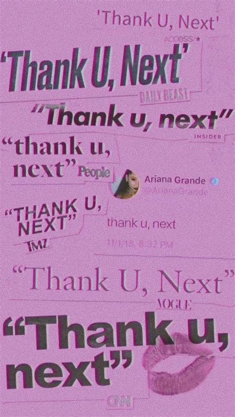 Thank U Next Ariana Grande Wallpapers Wallpaper Cave