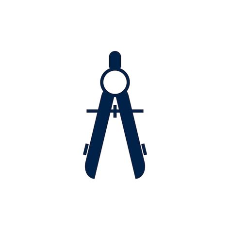 Premium Vector Compass Icon Architecture Symbol Vector Illustration