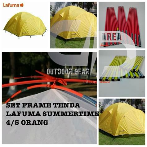 Jual Set Rangka Tenda Lafuma Summertime 45 Orang Set Bingkai Tenda Lafuma Shopee Indonesia