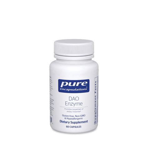 Pure Encapsulations Dao Enzyme For Histamine 60 Caps Fairfield