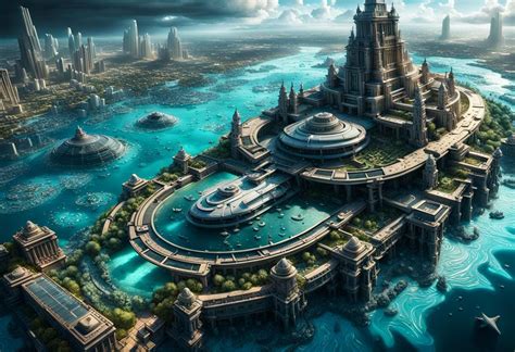 Advanced City Of Atlantis Ai Generated Artwork Nightcafe Creator