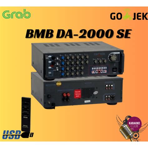 Jual Amplifier Bmb Da 2000 Se Da 2000 Se Pro Bt Stereo Mixing Ampli Resmi Bmb Shopee Indonesia