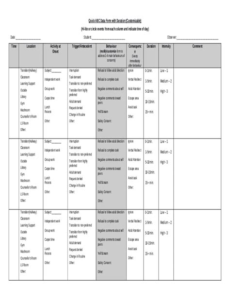 Easy Abc Data Doc Template Pdffiller