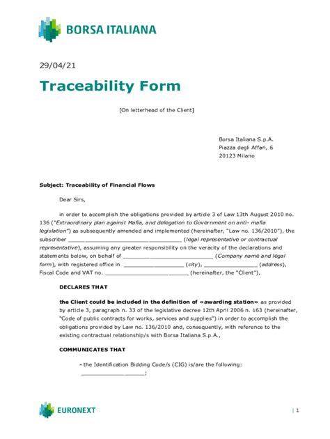 Fillable Online Traceability Form Fax Email Print Pdffiller