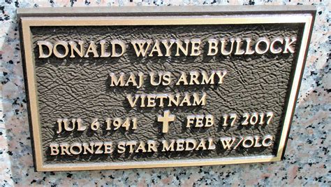 Donald Wayne Bullock 1941 2017 Find A Grave Memorial