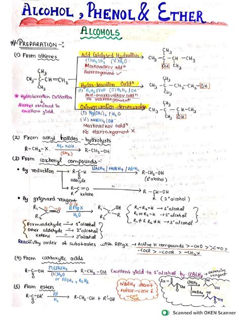 Alcohol Phenol And Ether Pdf