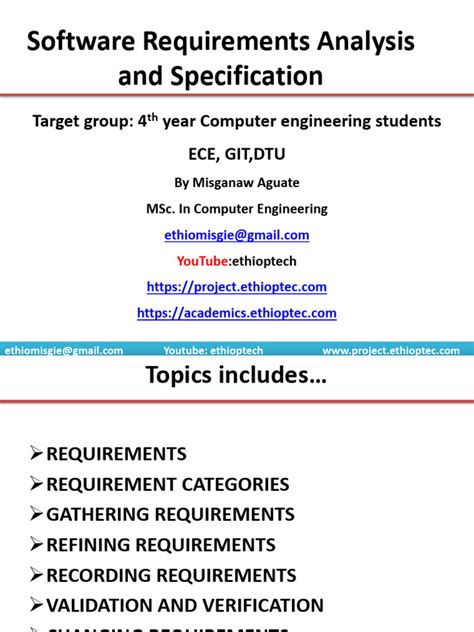 Sw Chapter 3 Software Requirements Pdf Use Case Brainstorming