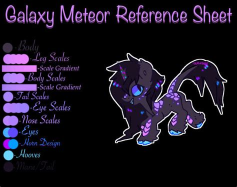 Galaxy Meteor Reference Sheet By Splash The Magikarp On Deviantart