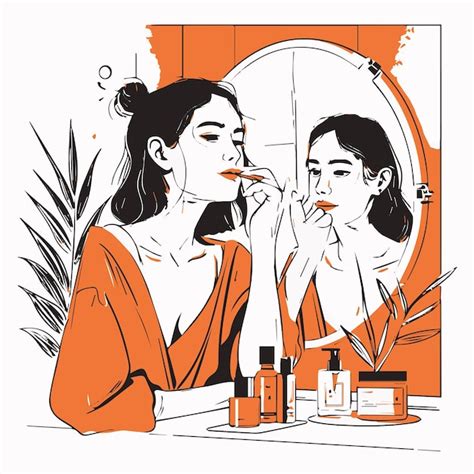 Premium Vector Make Up Vector Make Up Woman Cosmetic Tools