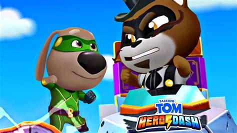 Talking Tom Hero Dash Ben Gameplay Android Lilu Youtube