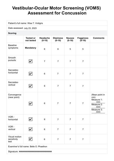 Voms Assessment And Example Free Pdf Download