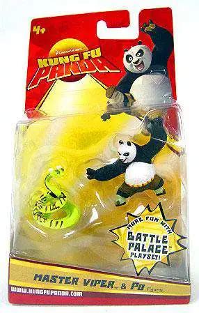 Kung Fu Panda Master Viper Po Mini Figure 2 Pack Mattel Toys Toywiz