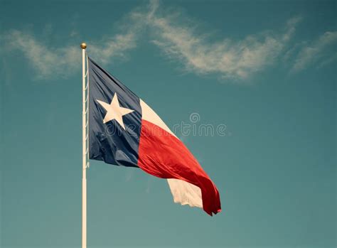 Schema Di Bandiera Dello Stato Del Texas Sulla Trama Di Cartone Di