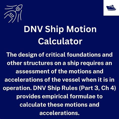 Dnv Ship Motion Calculator
