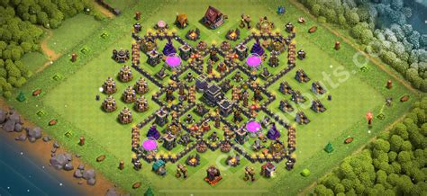 Best Anti 3 Stars Base Th9 With Link 2025 Town Hall Level 9 Base Copy