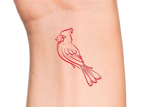 Cardinal Bird Tattoo