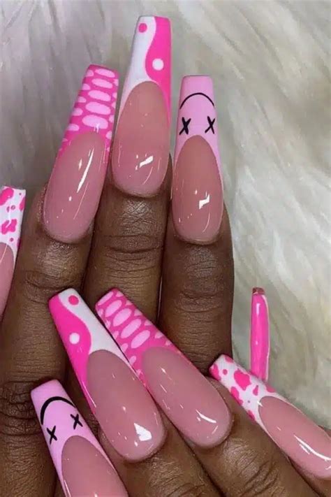60 Hot Pink Nail Designs 2024