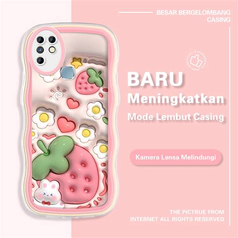 Jual Infinix Hot Untuk Phone Case Hp Casing Soft Handphone Cute D Fruit Pattern Softcase