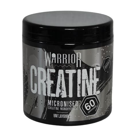 Warrior Micronised Unflavoured Creatine 300g 10 Reps