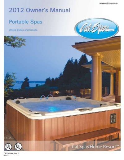 Owners Manual Cal Spas