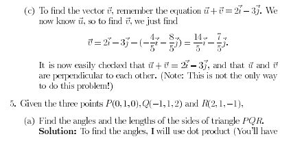 Linear Algebra Exam Solutions