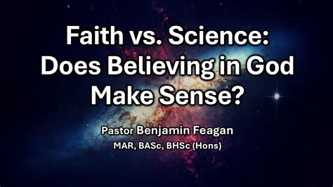 Faith Vs Science Pastor Benjamin Feagan March 13 2025 Cornerstone Sda Church Youtube