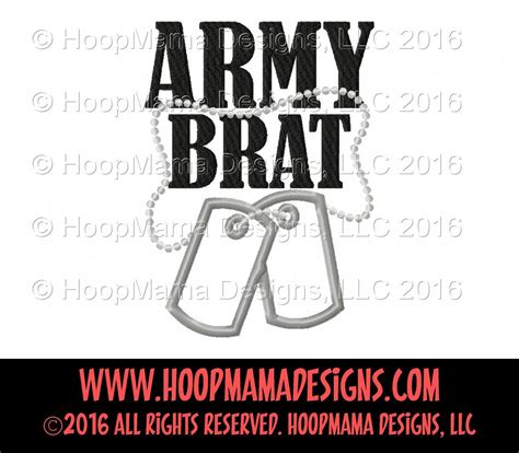 Army Brat By Hoopmama Designs Thehungryjpeg