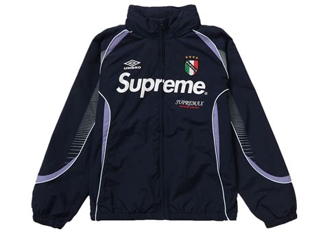 Supreme Umbro Track Jacket In Navy Blue Jackets Umbro Streetwear Tshirt