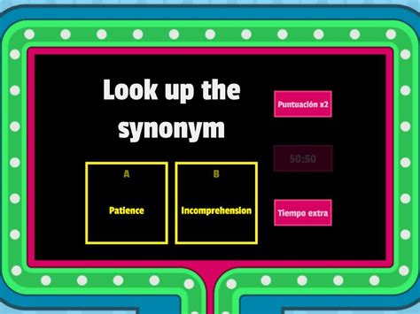 Synonyms And Antonyms Of Tolerance Gameshow Quiz
