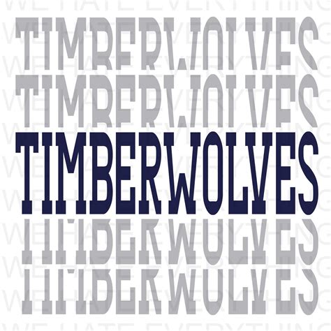 Timberwolves Font