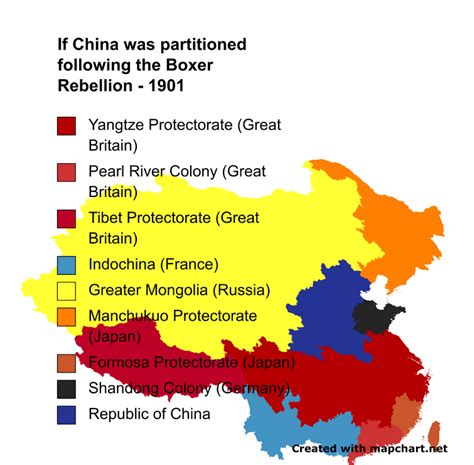 What If China Was Partitioned After The Boxer Rebellion Maps Fandom