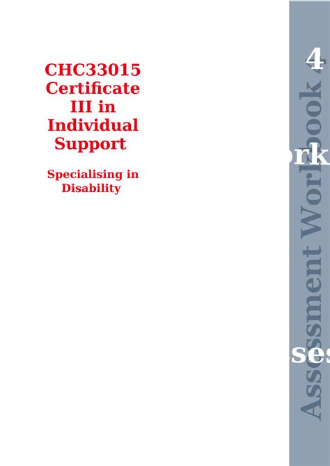 Assignment 4 Disability Chcdis 001 Chcdis 002 Chcdis 003 Chcdis 007 Auto Recovered Asses Ment