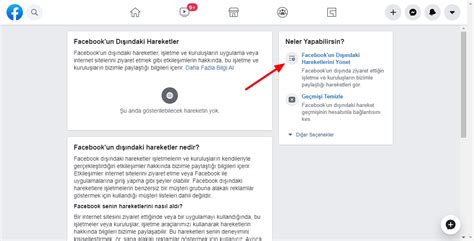 Facebook Un Dışındaki Hareketler Görüntüleme Ve Temizleme