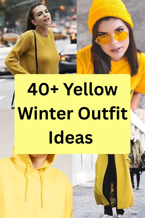 40 Yellow Winter Outfit Ideas To Brighten Up Cold Days